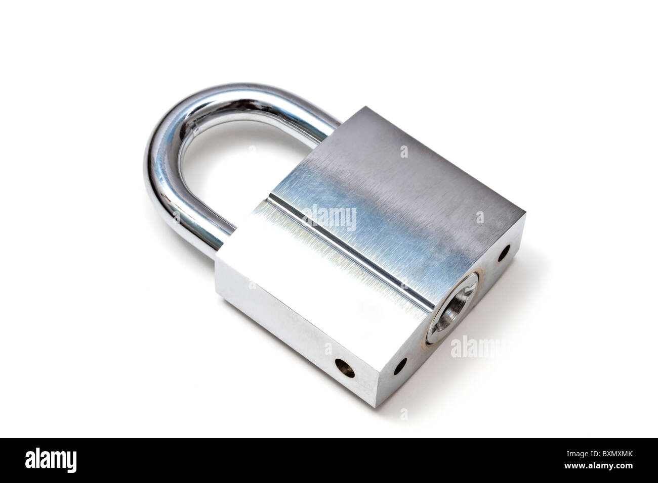 Padlock isolated on white background Stock Photo - Alamy