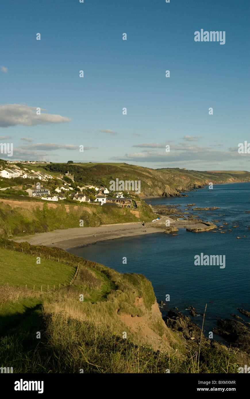 The coastal village of Portwrinkle, Cornwall Stock Photo - Alamy