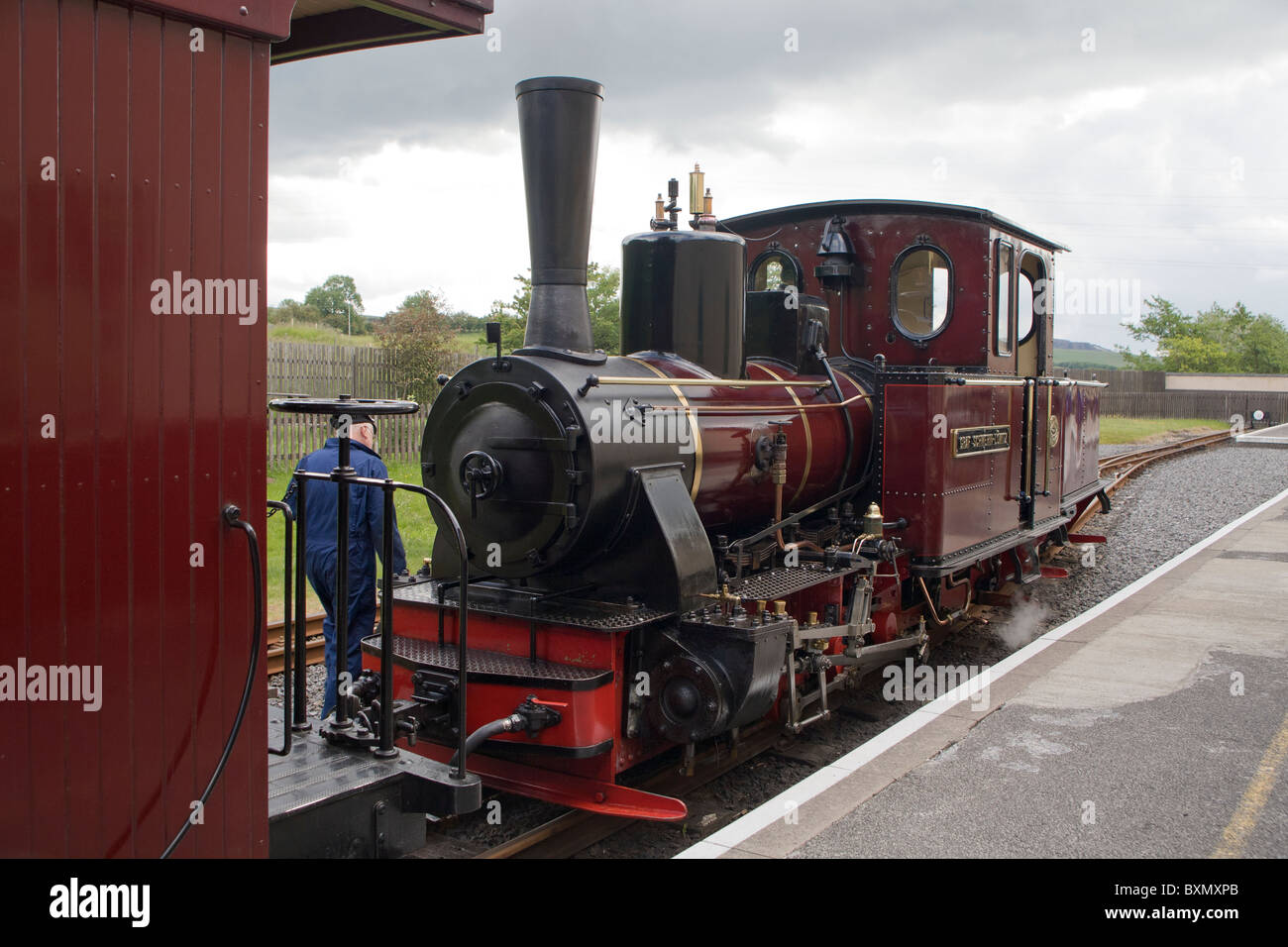 Brecon Mountain Railway Stock Photo - Alamy
