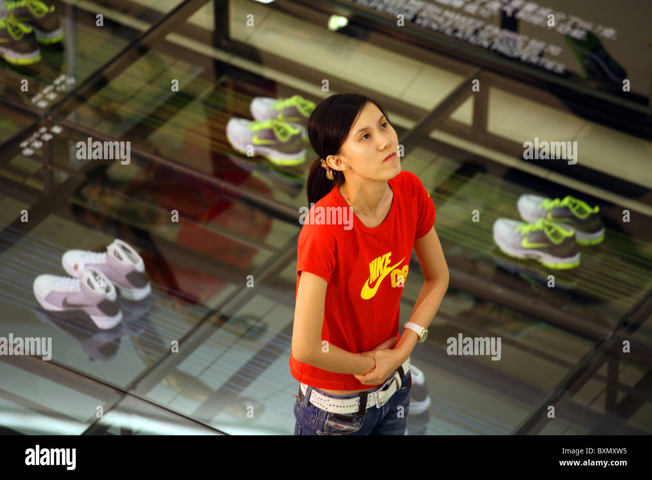 Sport store assistant hi-res stock photography and images - Alamy