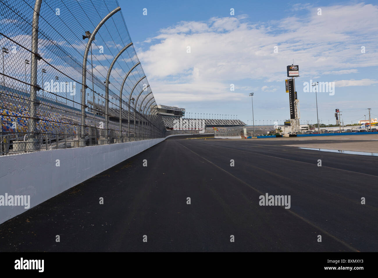 Empty Nascar Race Track