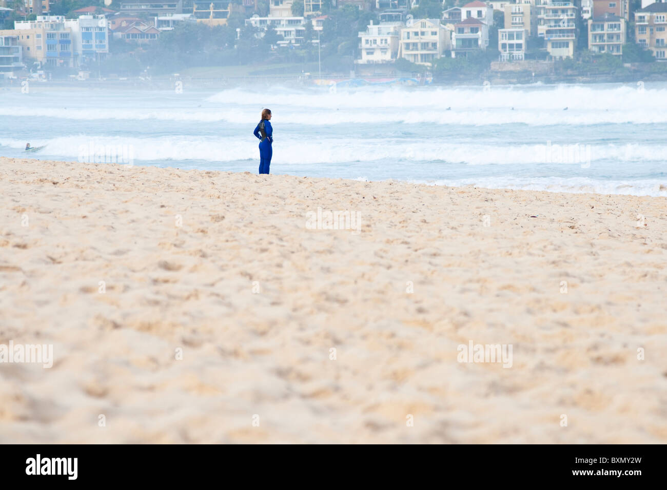 Female surfer contemplate contemplative hi-res stock photography and ...