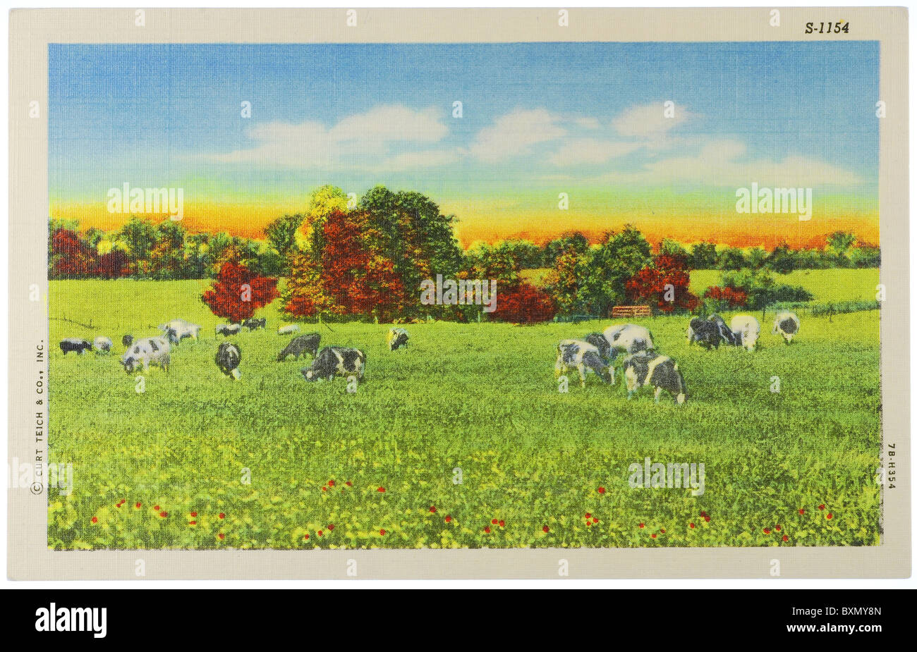 Vintage farm postcard hi-res stock photography and images - Alamy
