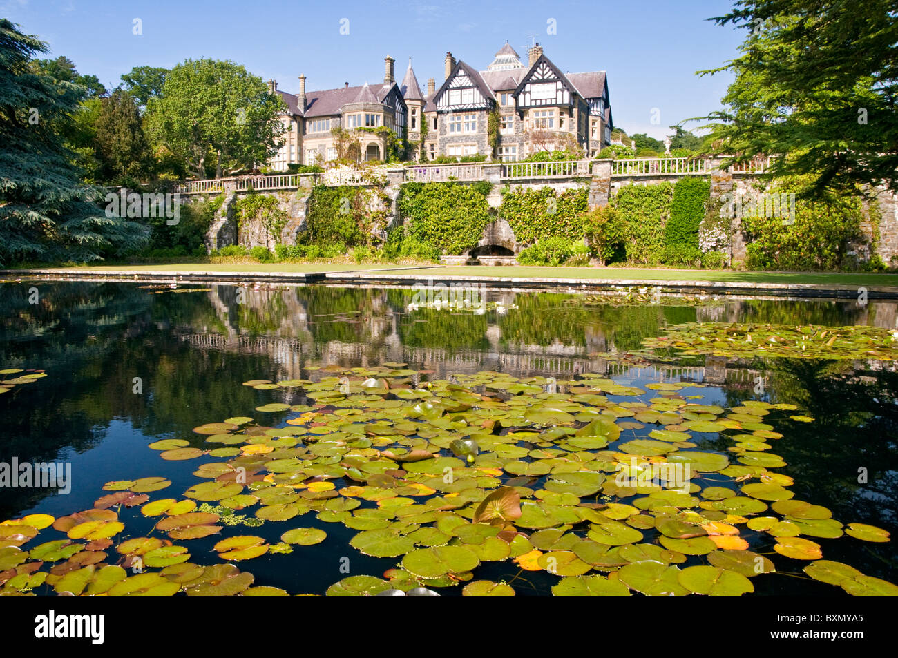 Terraced Gardens & Bodnant Hall, Bodnant Gardens, Conwy County Borough ...