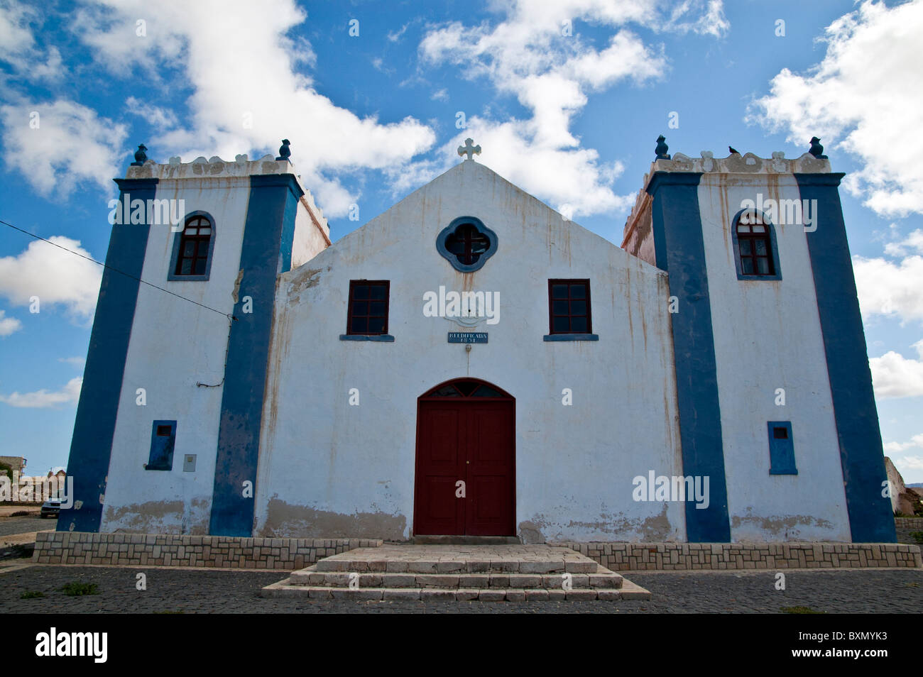 Santa Isabel church, Sal Rei, Boa Vista, Cape Verde Stock Photo - Alamy