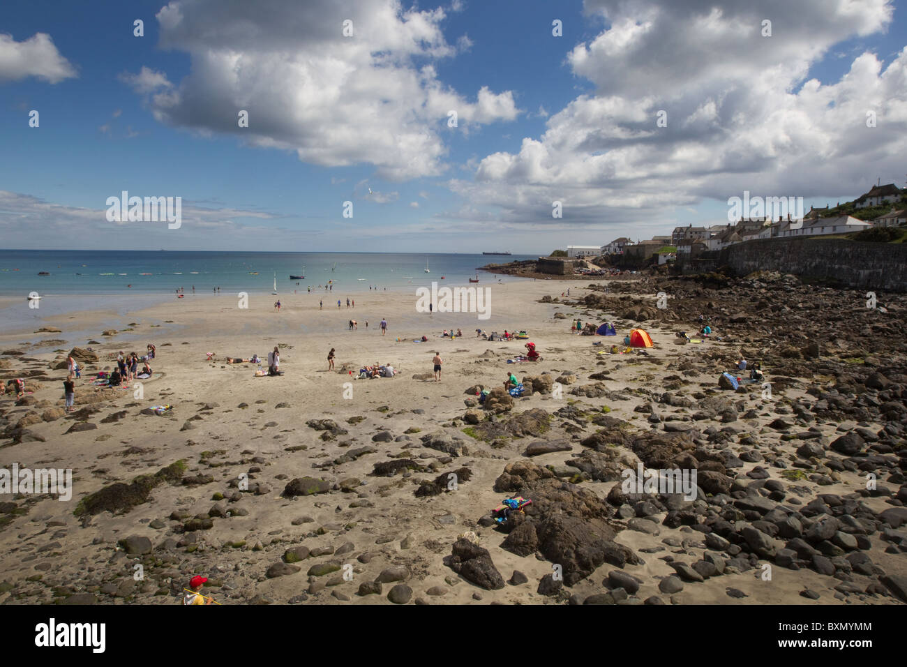 The beach at Coverack, Cornwall, UK Stock Photo - Alamy