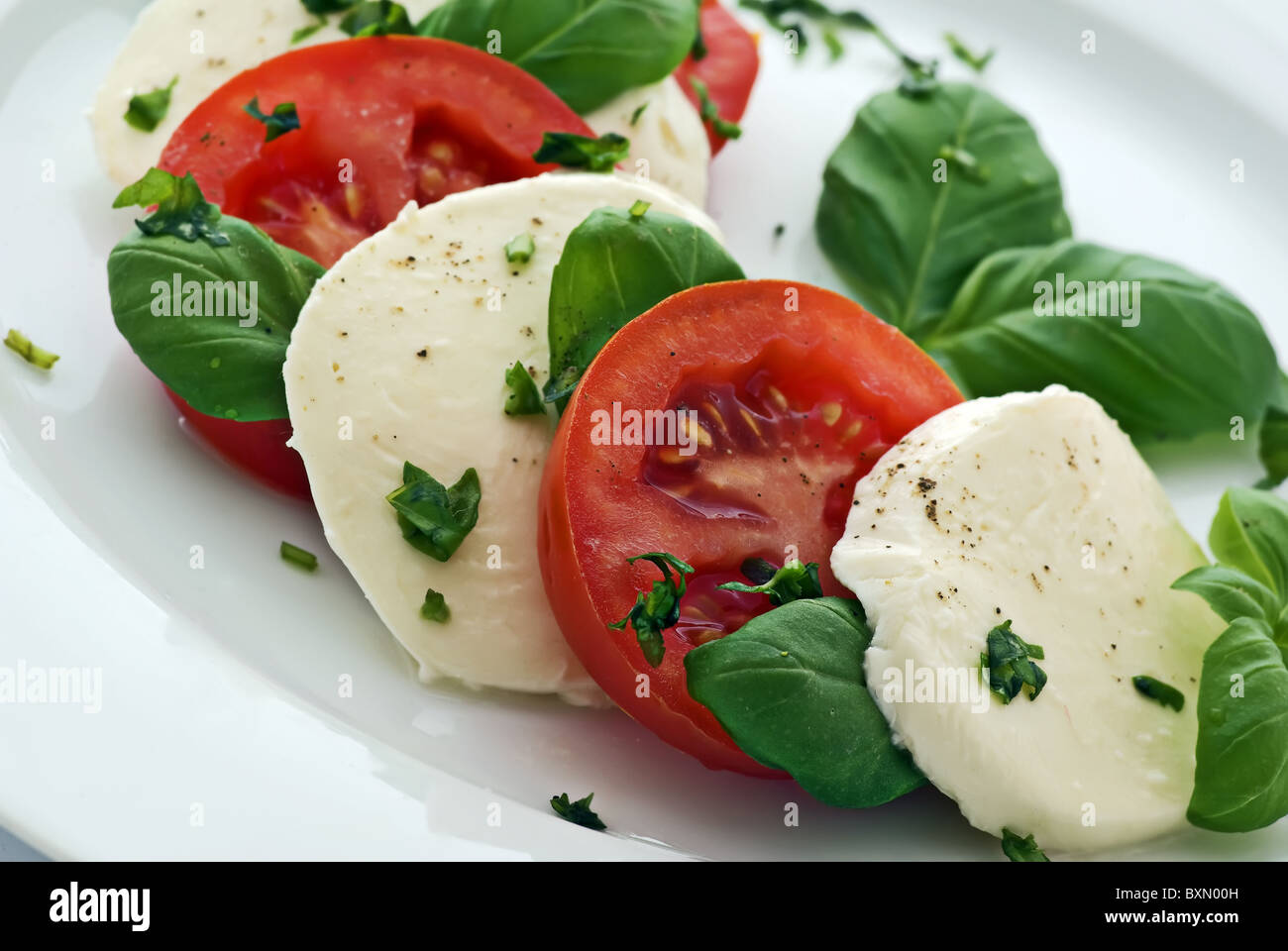 Mozarella slice hi-res stock photography and images - Alamy