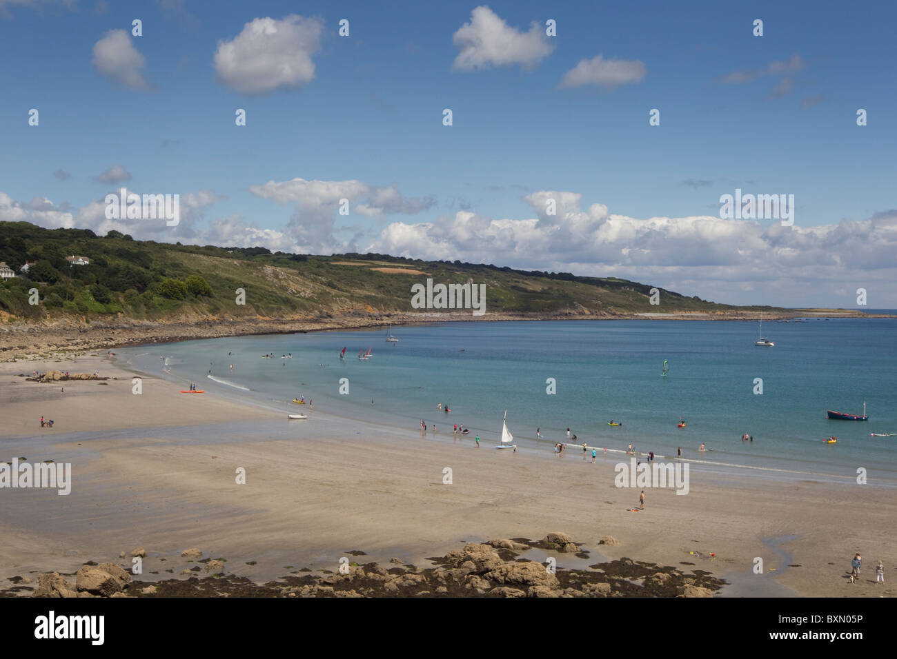 The beach at Coverack, Cornwall, UK Stock Photo - Alamy