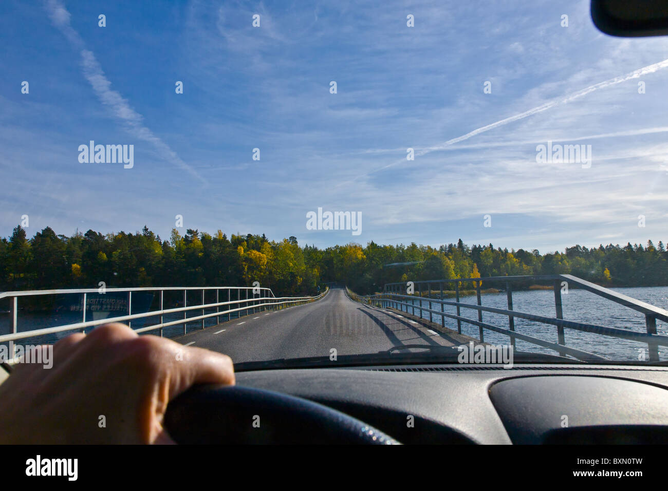 Car driving towards hi-res stock photography and images - Alamy