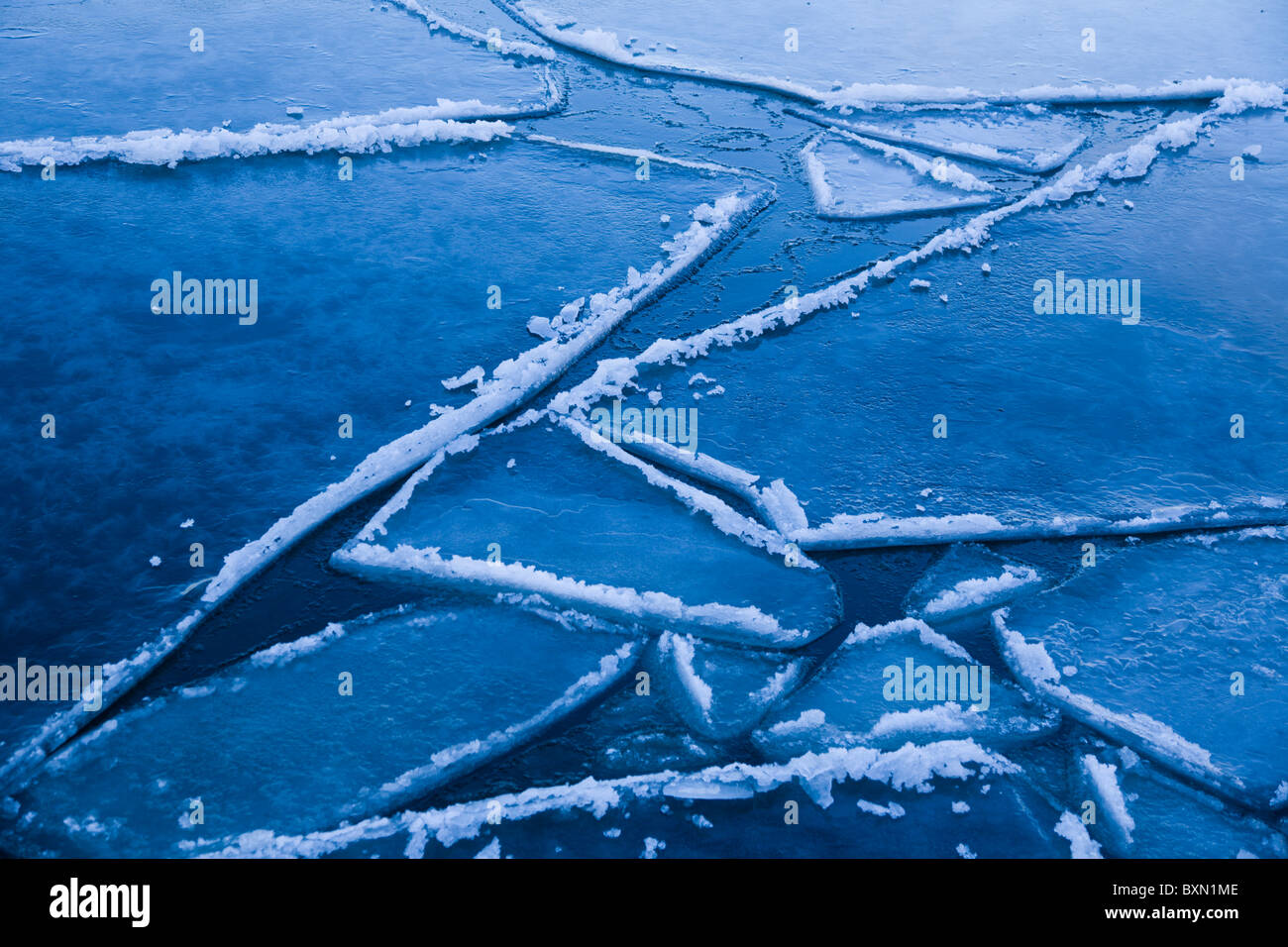 Ice floes Stock Photo - Alamy