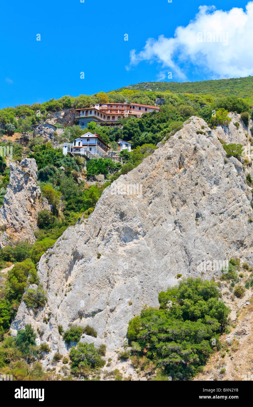 Monastery built into the cliff hi-res stock photography and images - Alamy