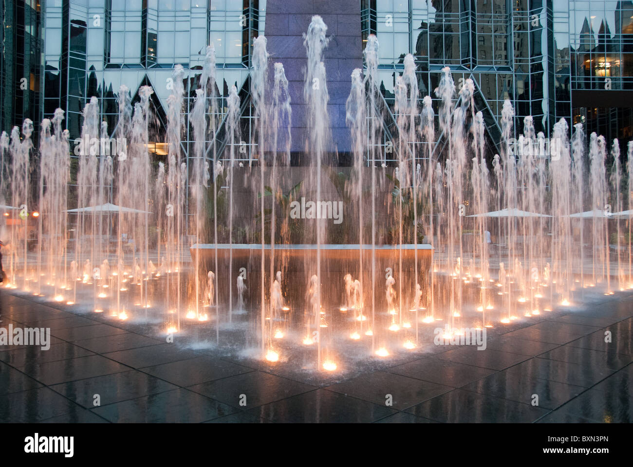 Fountain, PPG Plaza in Pittsburgh Stock Photo - Alamy
