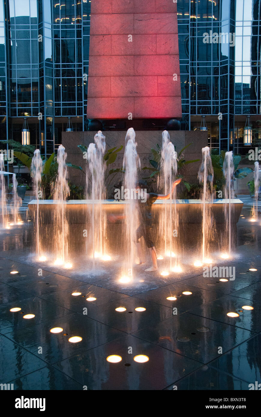 Fountain, PPG Plaza in Pittsburgh Stock Photo - Alamy