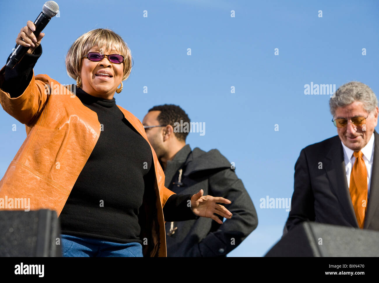 Mavis Staples and Tony Bennett at the Rally to Restore Sanity And/Or ...