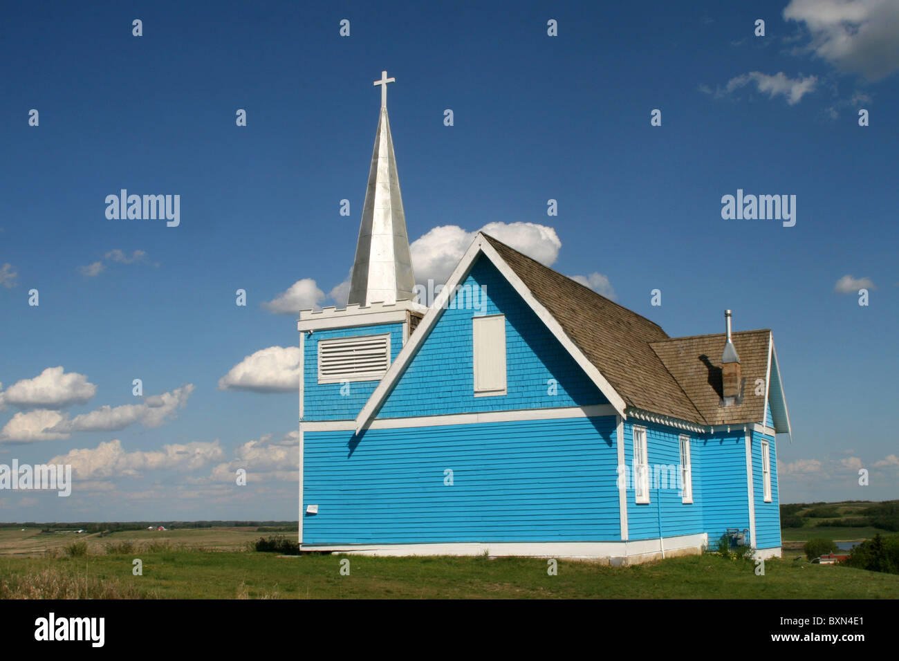 Little country church Stock Photo - Alamy