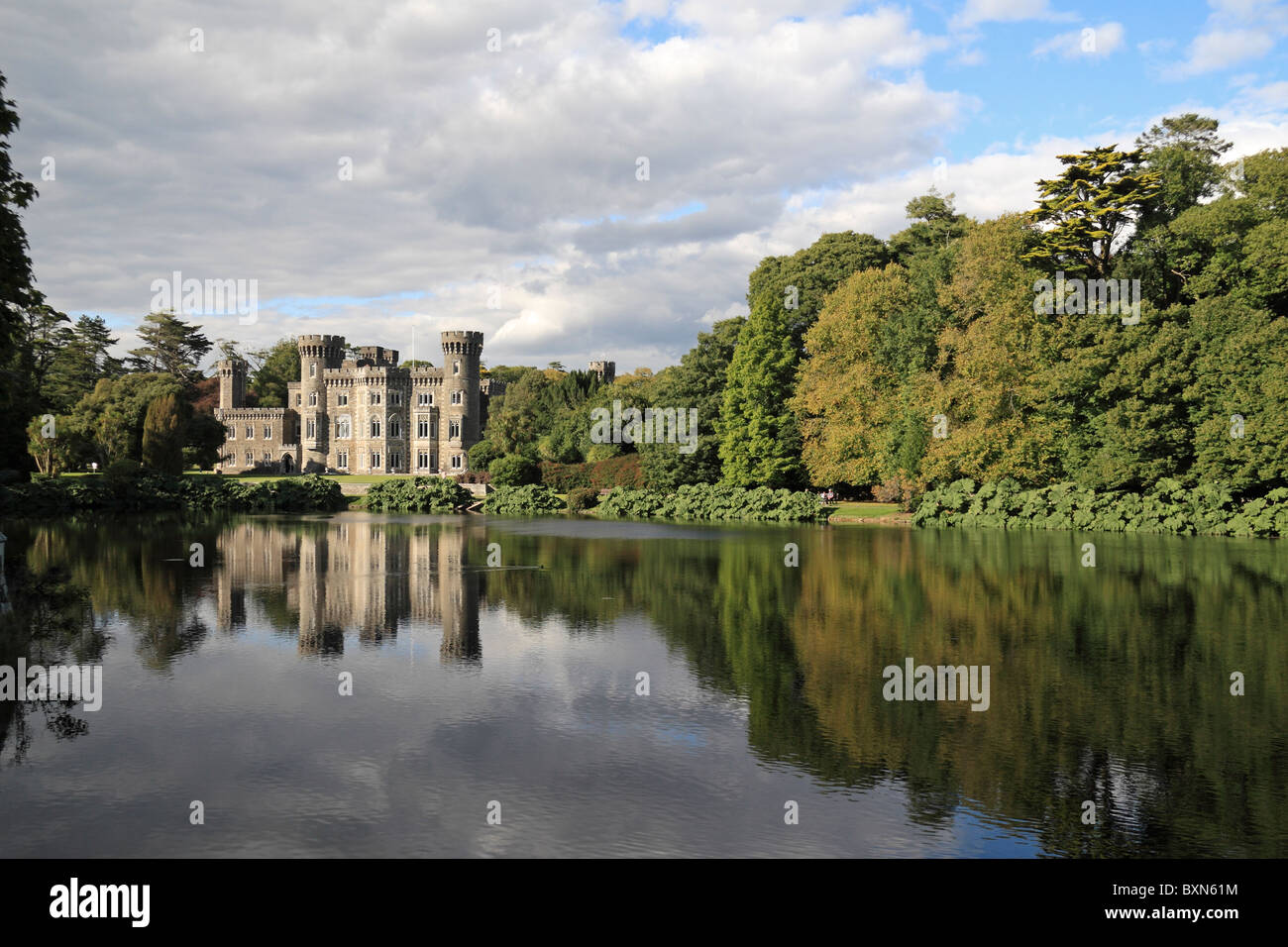 The beautiful grounds, castle & lake of Johnstown Castle, Co. Wexford ...
