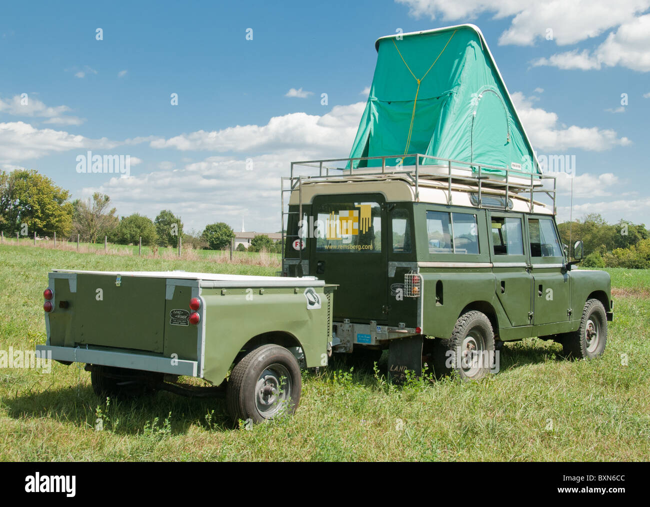 Land Rover Series 2a 109 with Autohome Columbia roof top tent and ...