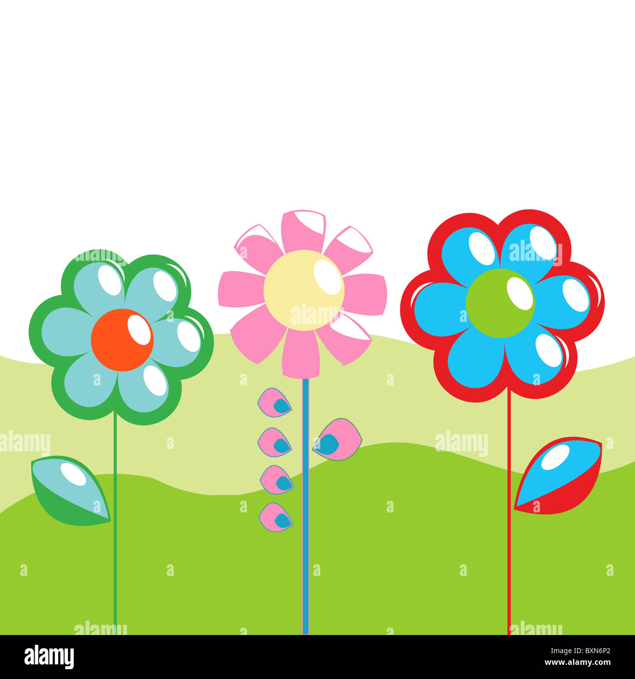 Modern spring Cut Out Stock Images & Pictures - Alamy