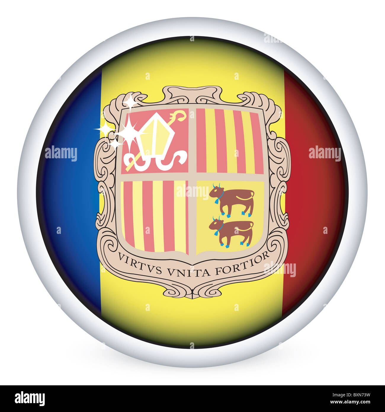 Round flag of andorra hi-res stock photography and images - Alamy