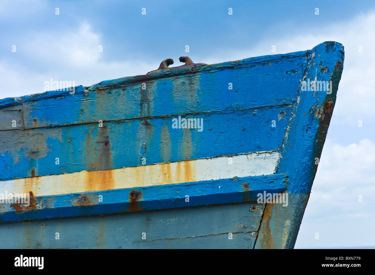 Fishing boat at Slade Harbour, County Wexford, Southern Ireland Stock ...