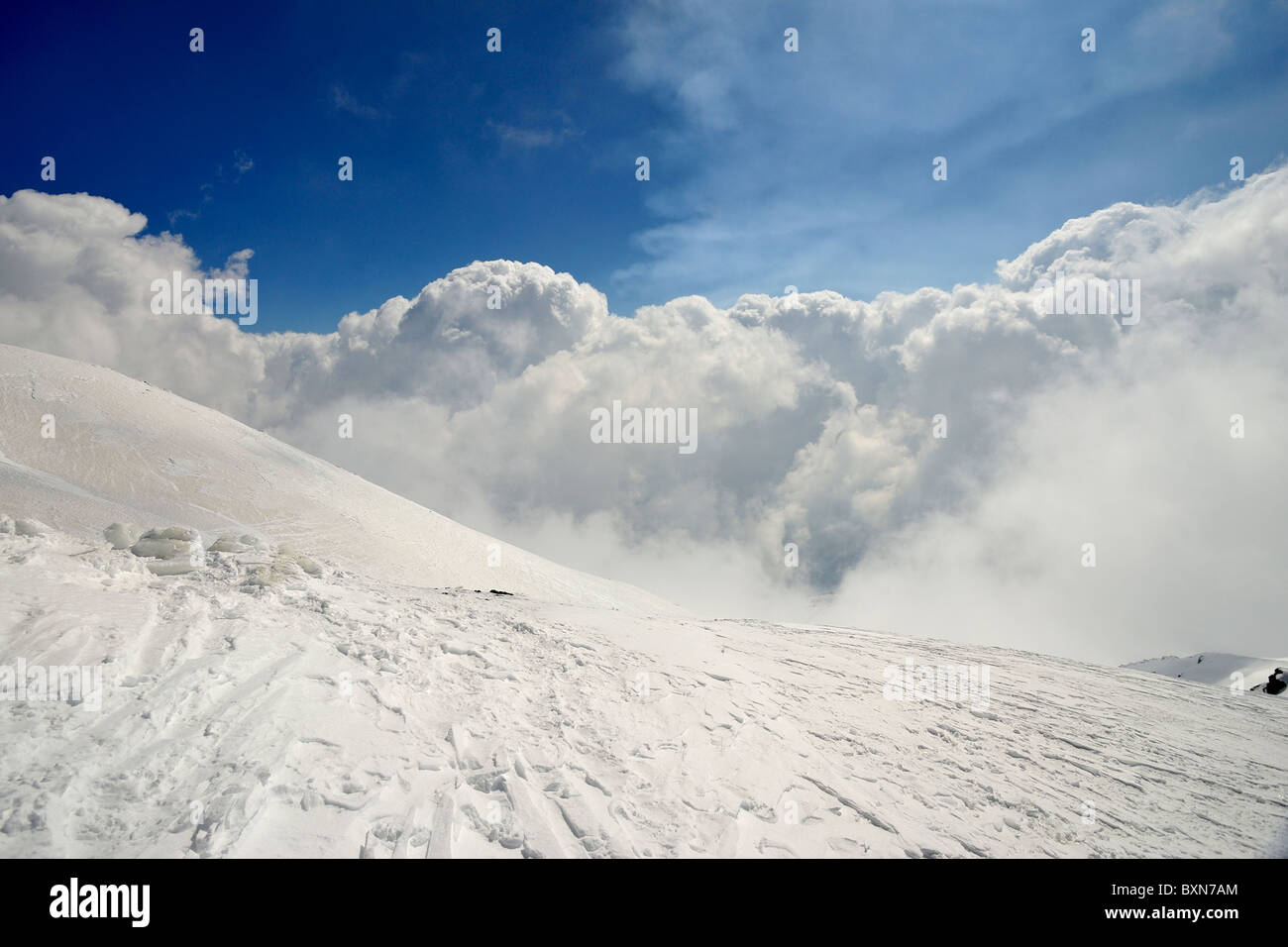 Top of mount Etna Stock Photo - Alamy