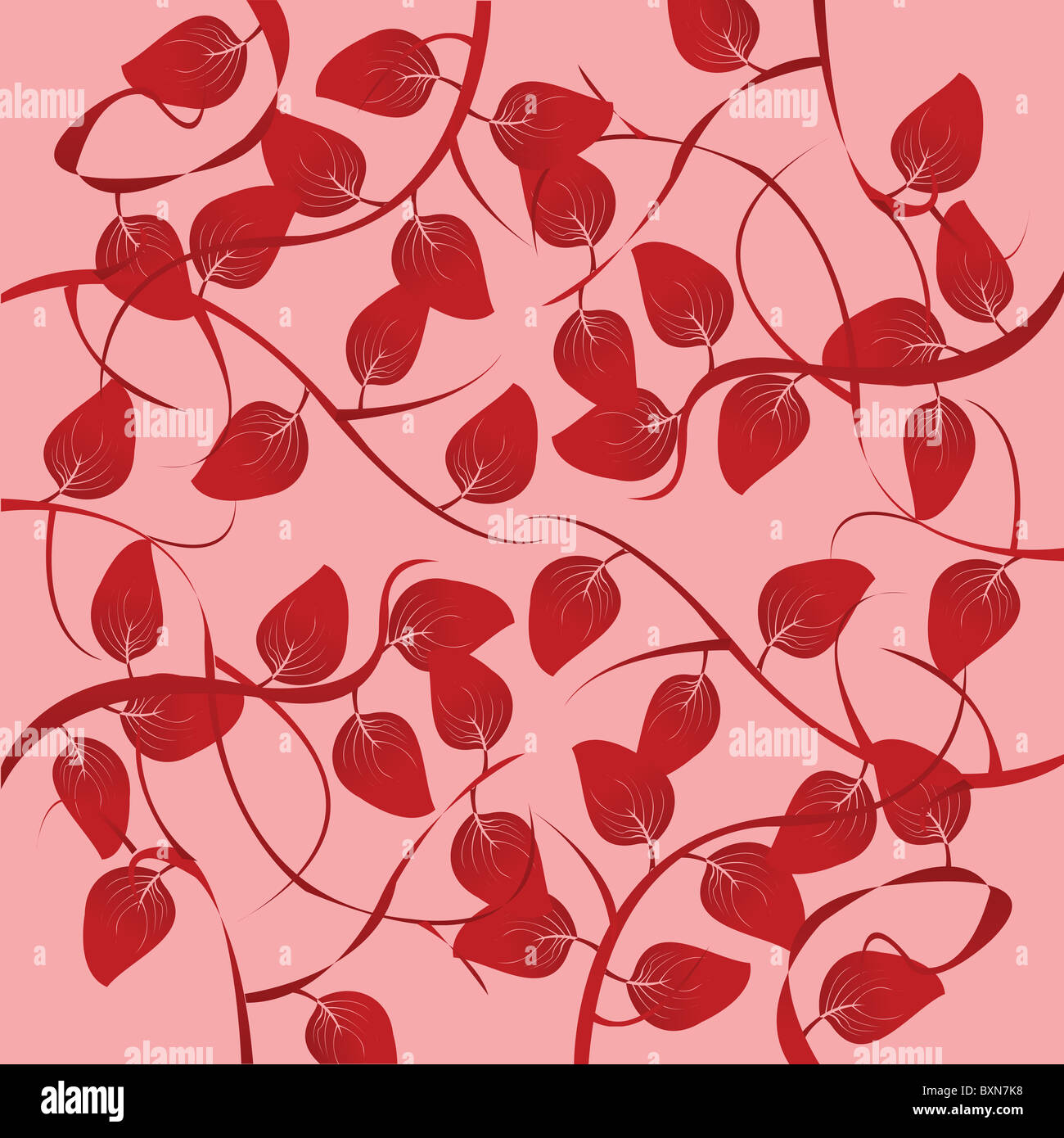 Decorative background with leaves Stock Photo - Alamy