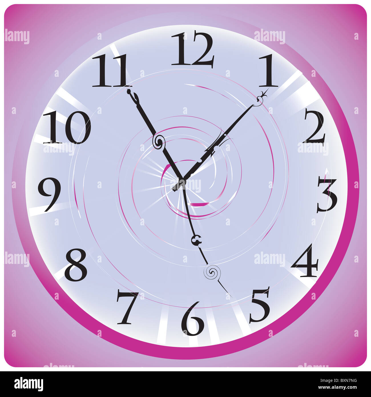 Purple desktop clock hi-res stock photography and images - Alamy