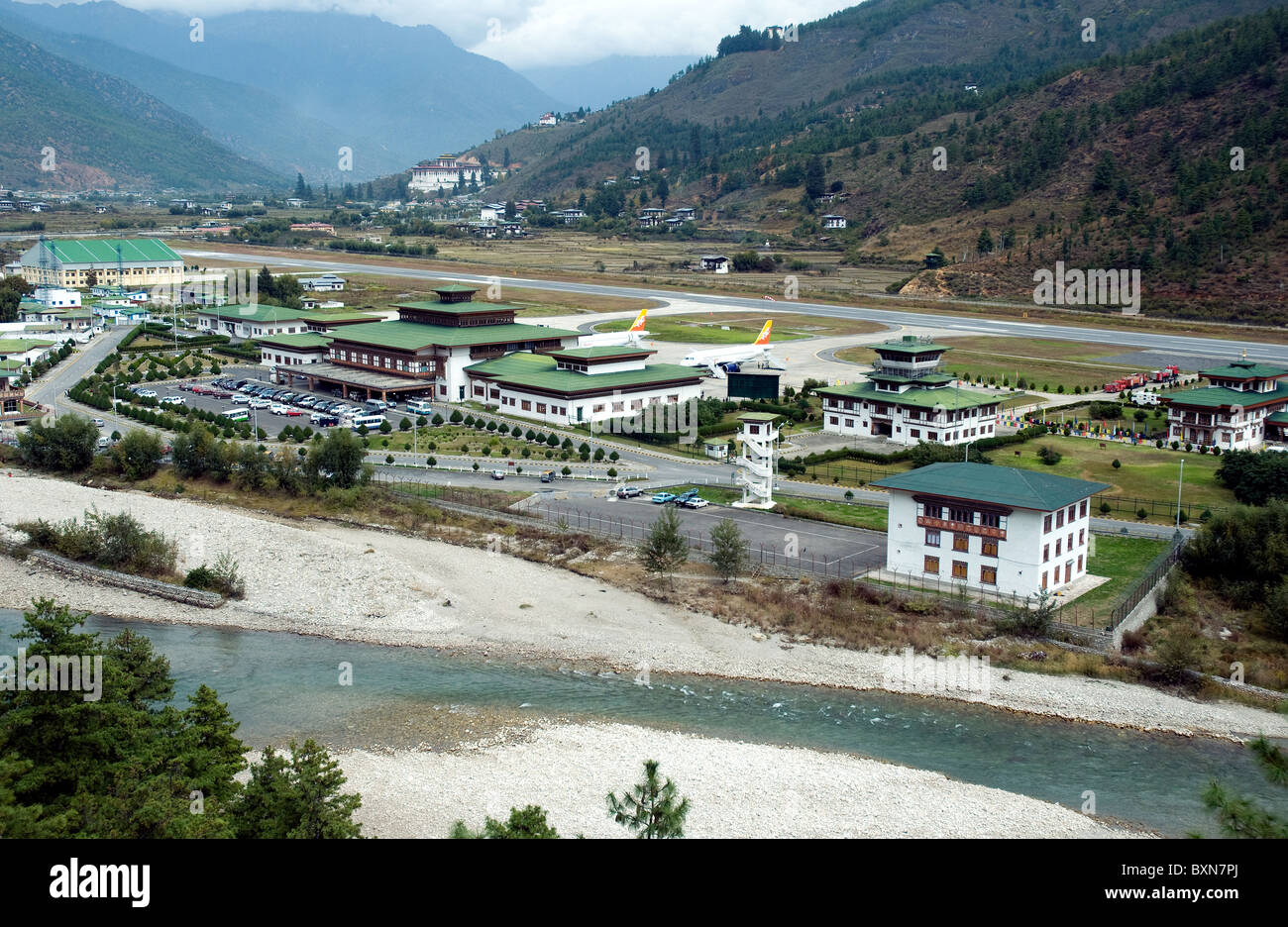 Bhutan's one airport is in Paro valley, the mountainous country's only ...