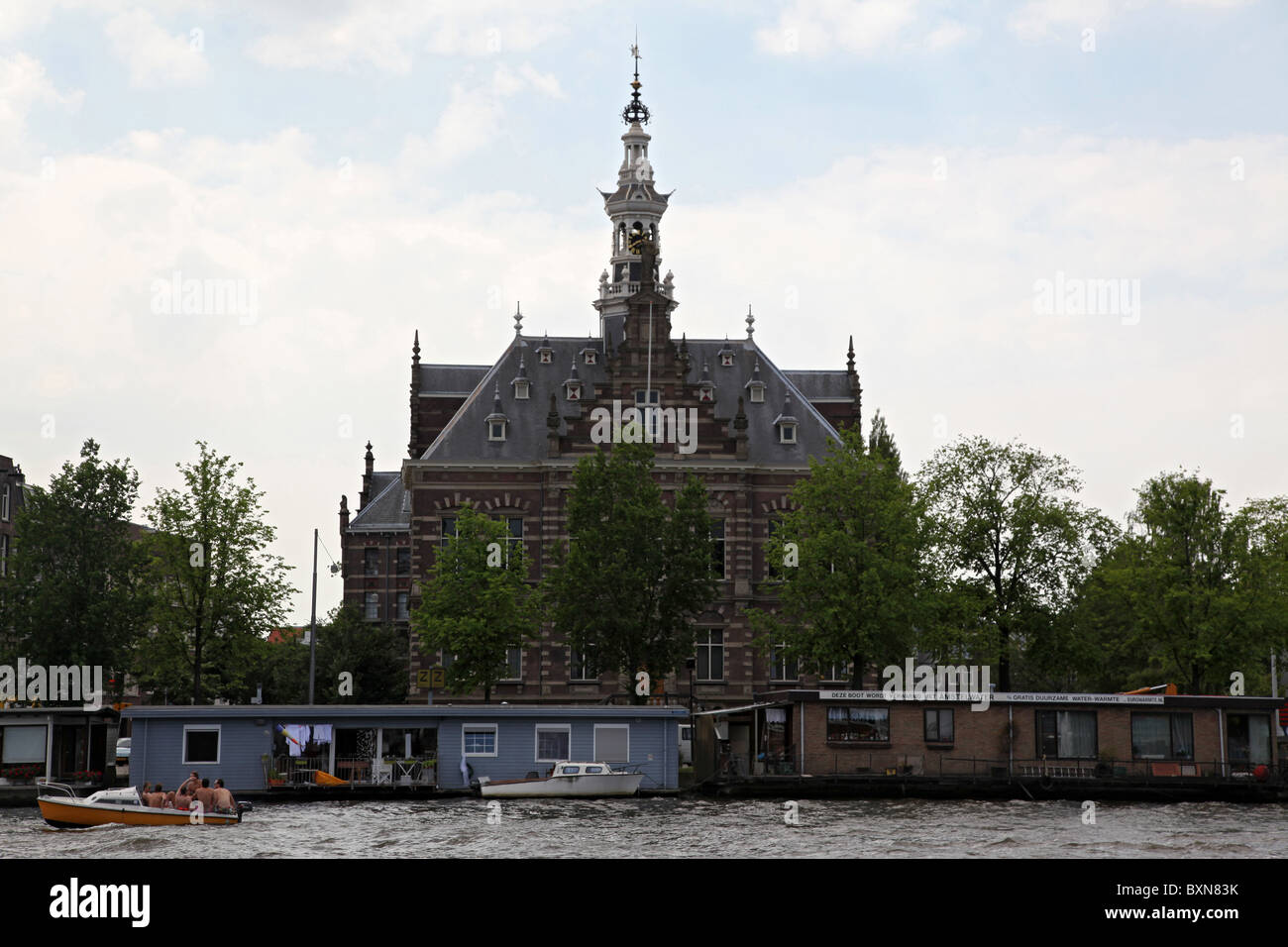 Amsterdam river view hi-res stock photography and images - Alamy