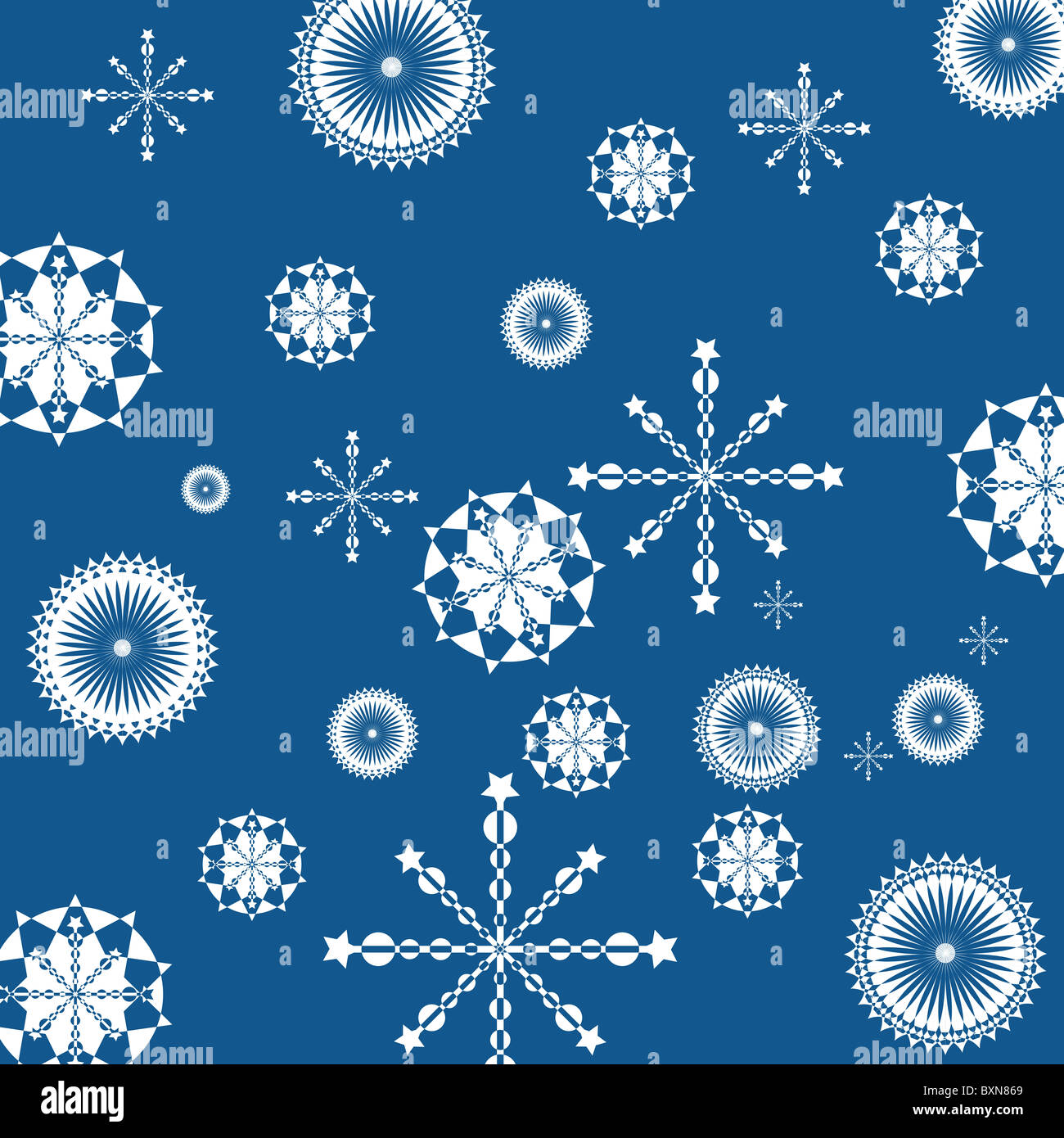 Geometric snowflakes hi-res stock photography and images - Alamy