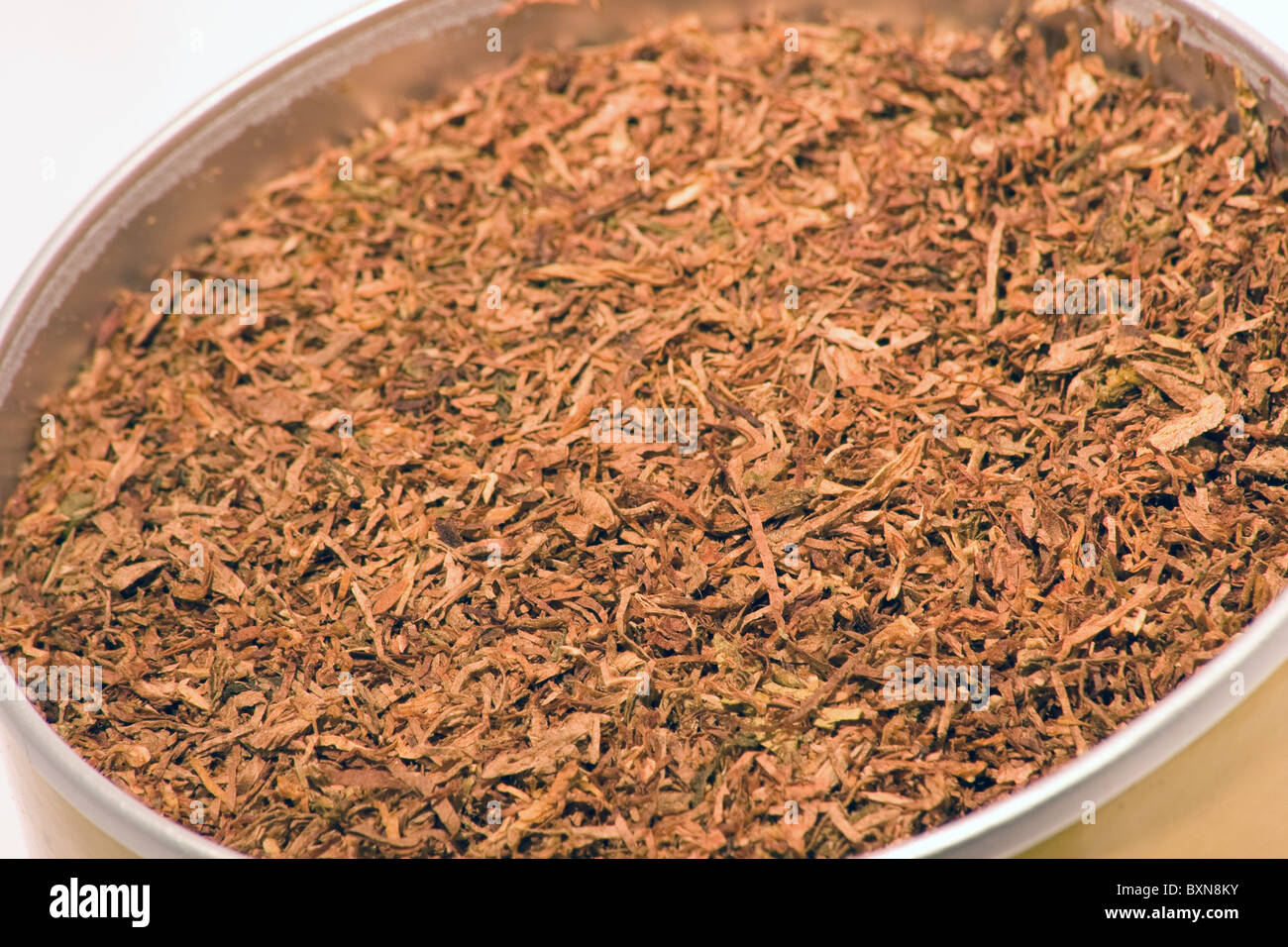 tin of cigarette rolling tobacco Stock Photo - Alamy