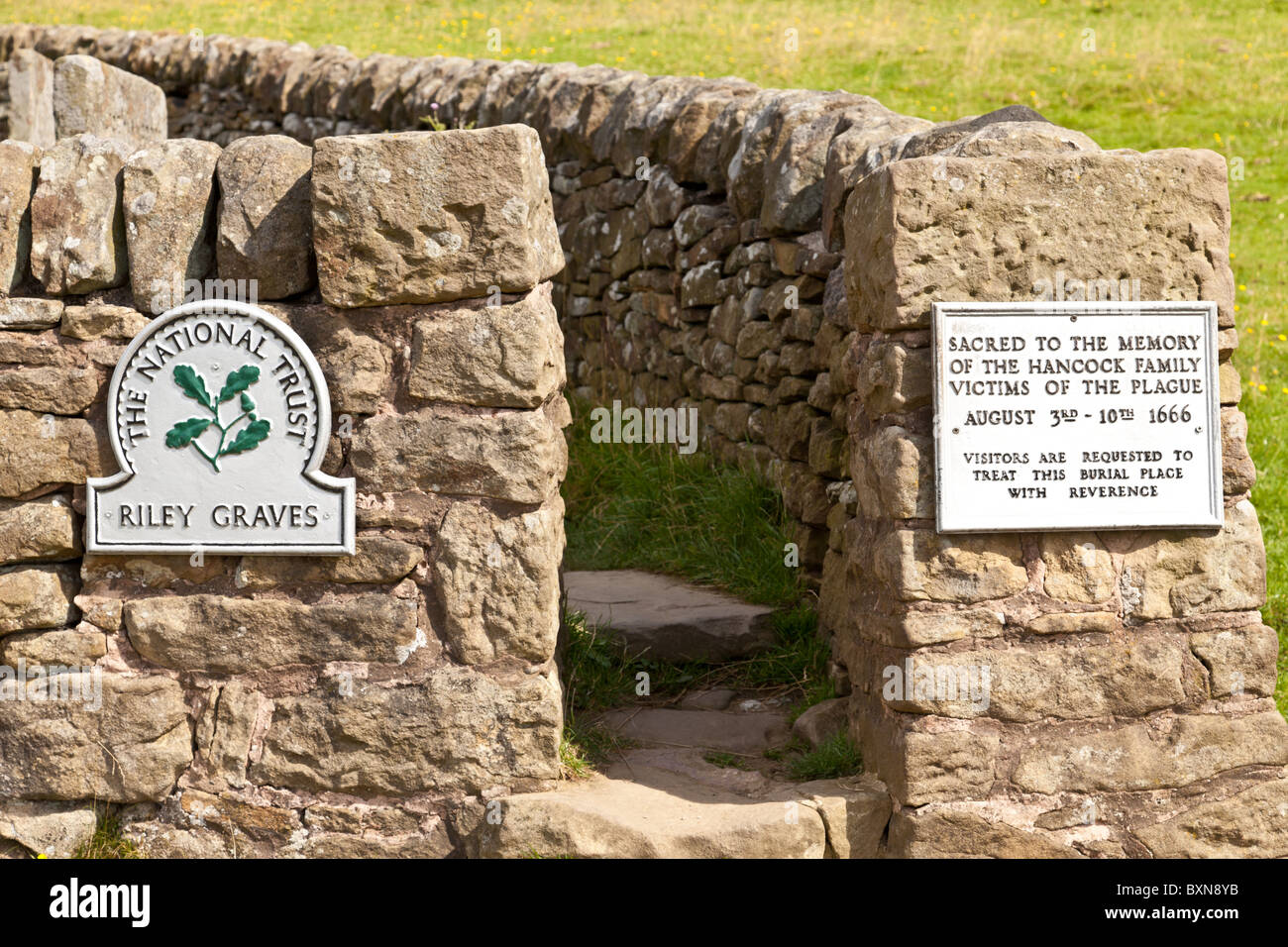 The Riley graves from 1666 when the village of Eyam isolated itself to ...