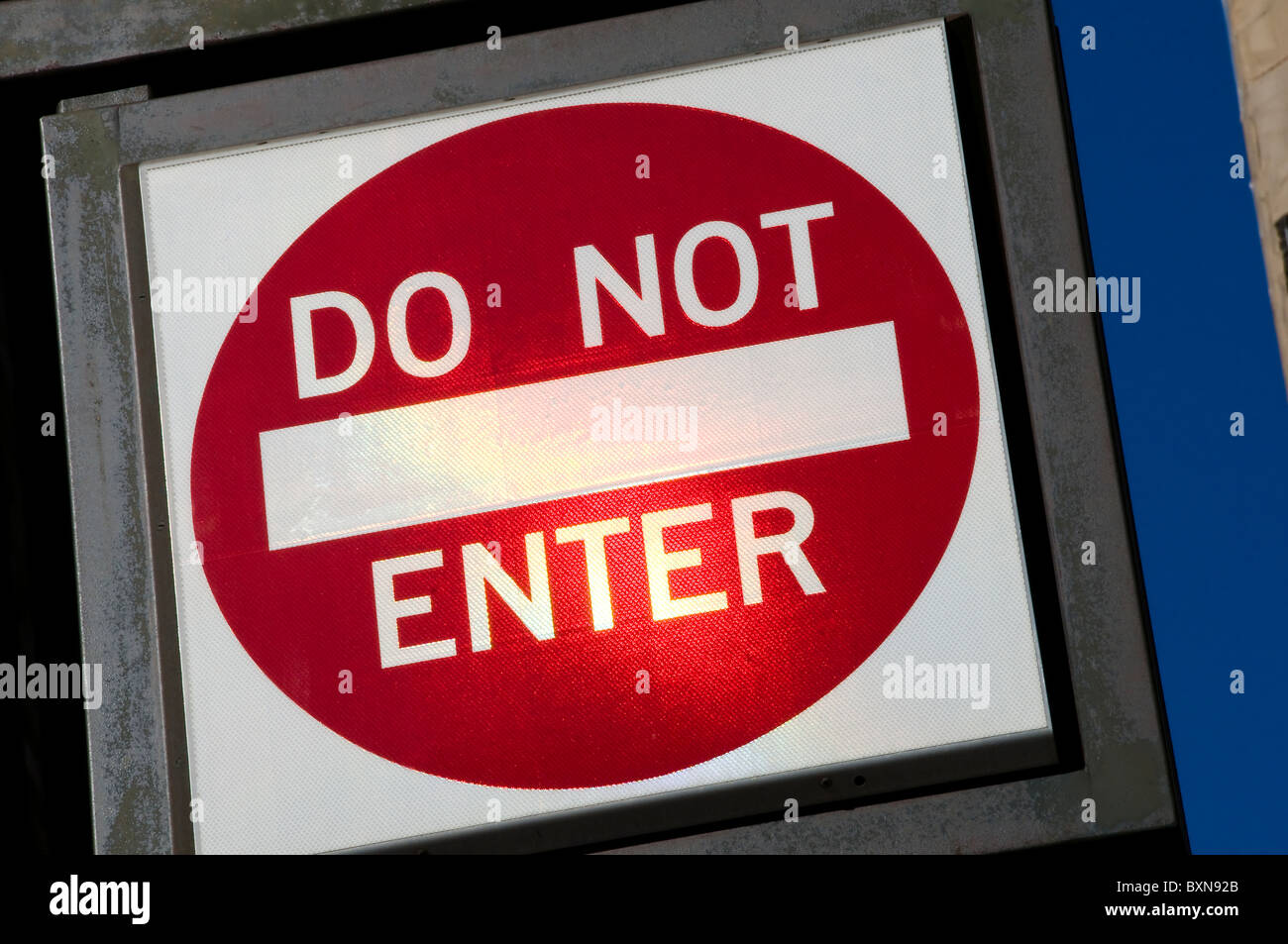 Do not enter sign Stock Photo - Alamy