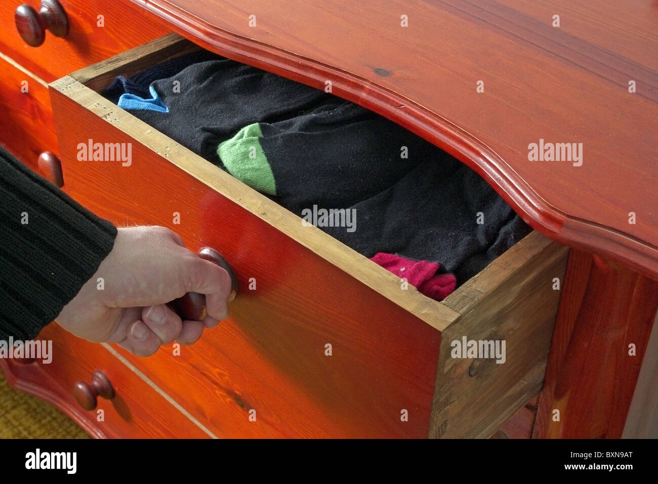 Sock drawer hi-res stock photography and images - Alamy