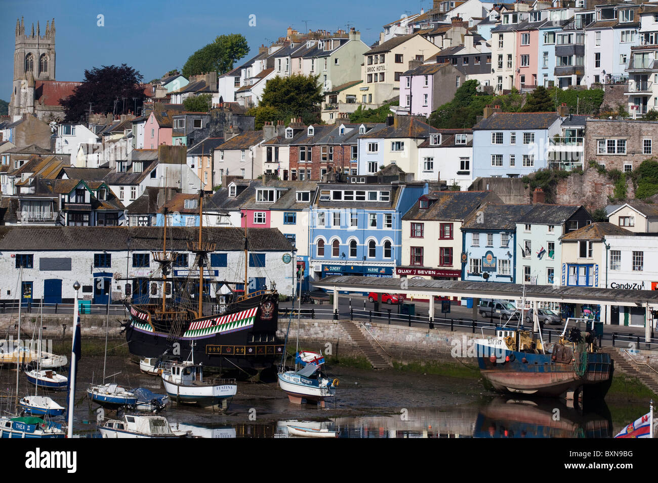 Colourful Sea Front Houses and Buildings around the Fishing Village ...