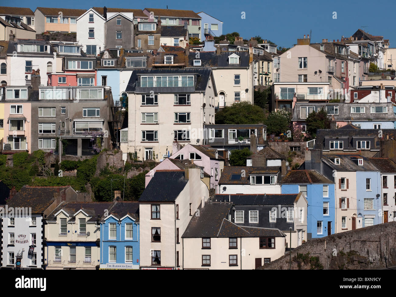 Colourful Sea Front Houses and Buildings around the Fishing Village ...