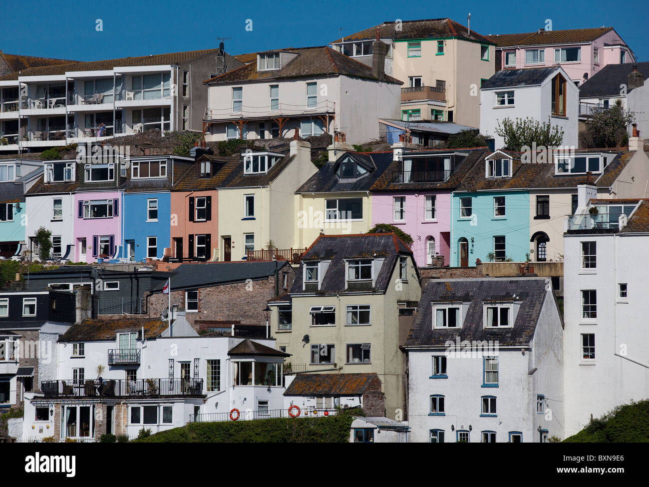 Colourful Sea Front Houses and Buildings around the Fishing Village ...