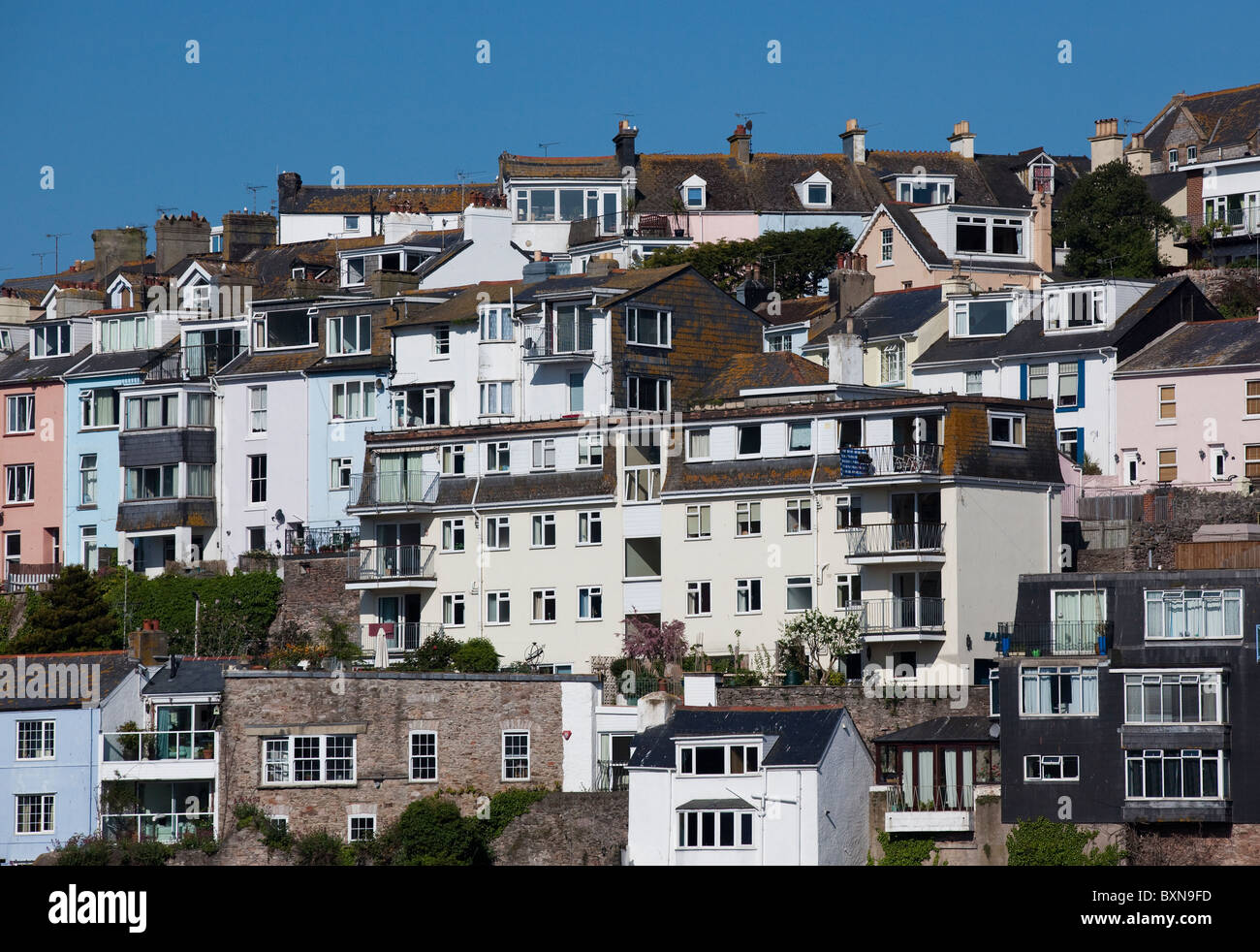 Colourful Sea Front Houses and Buildings around the Fishing Village ...