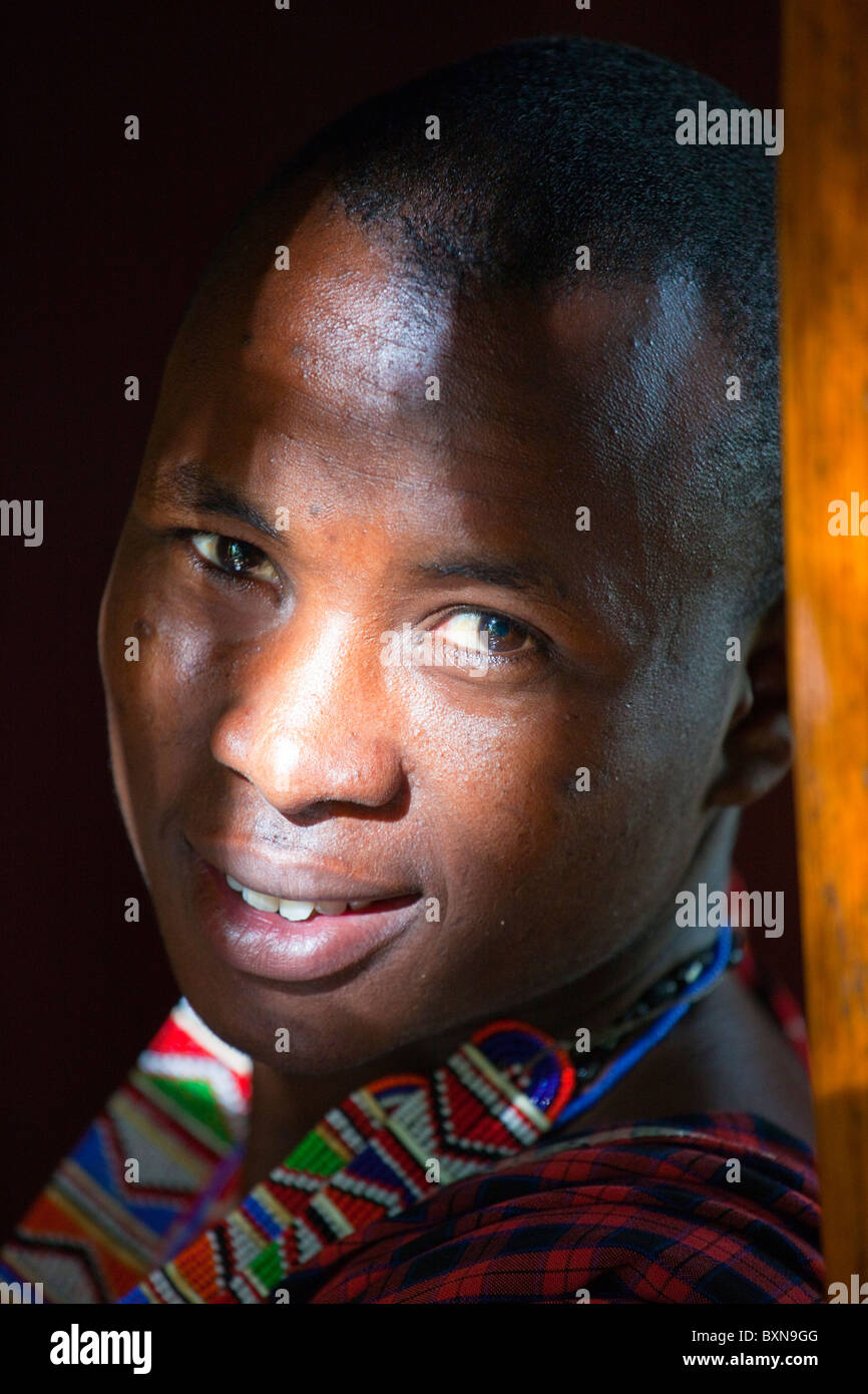 Portrait african tribesman hi-res stock photography and images - Alamy