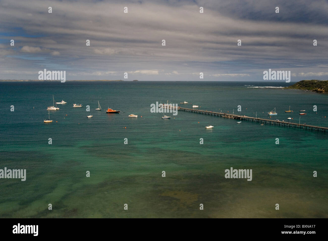 flinders jetty western port bay Victoria Stock Photo - Alamy