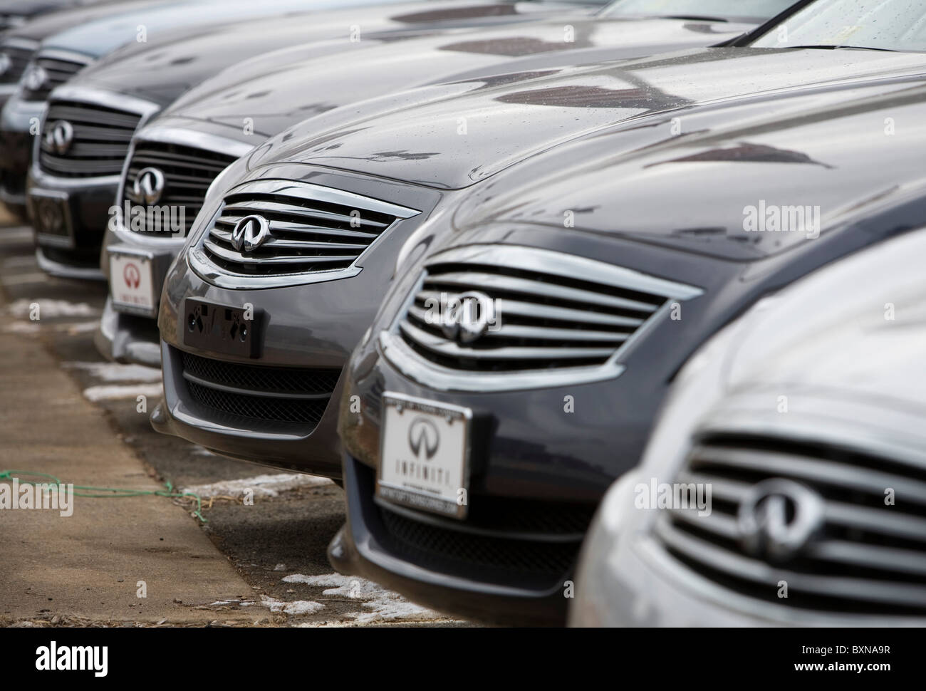 A Infiniti car dealership Stock Photo - Alamy