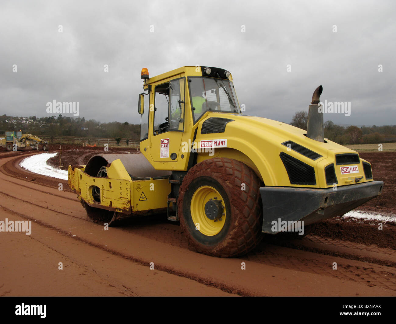 Compacting roller hi-res stock photography and images - Alamy