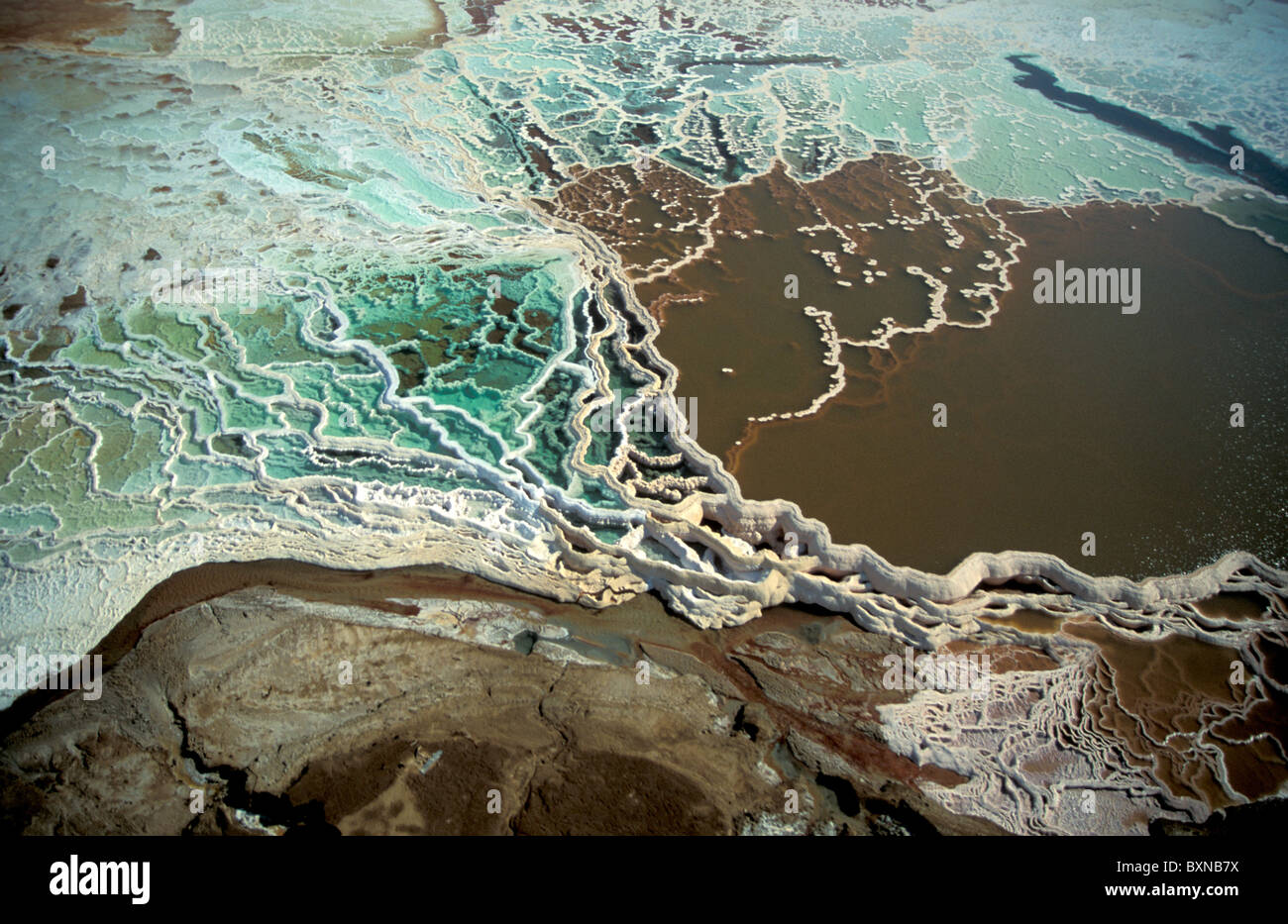 Israel, an aerial view of the Dead Sea Stock Photo - Alamy