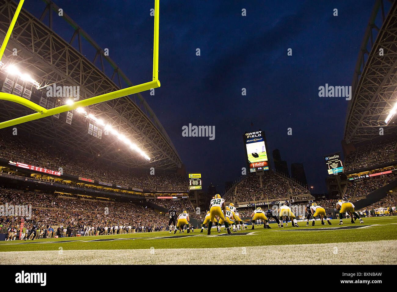 Nfl Football Stadium At Night