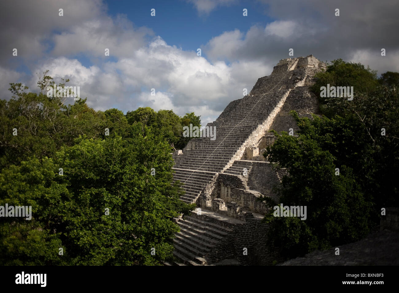 A building of the Mayan ruins of Becan in Campeche state on Mexico's ...