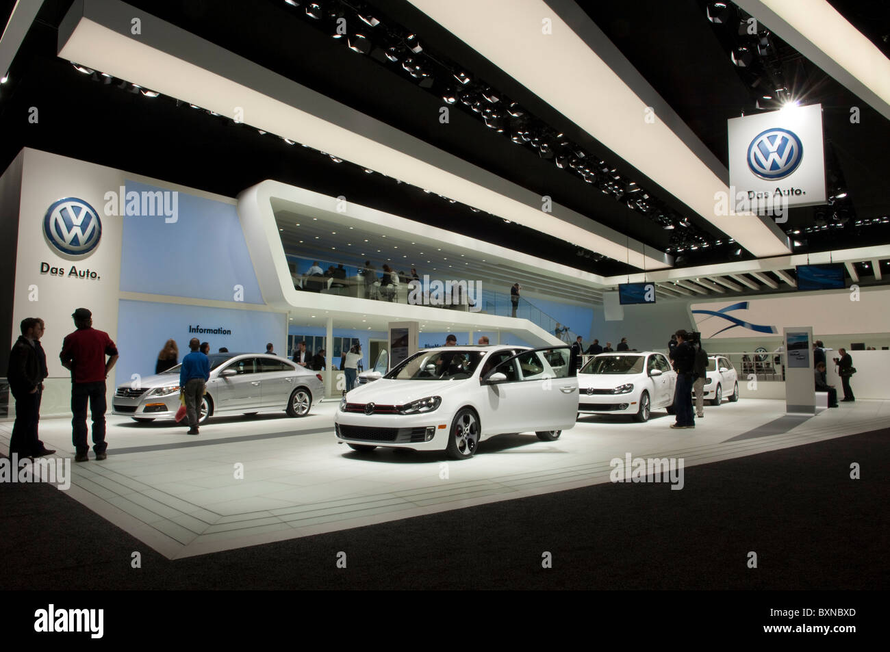 VW display at the 2010 North American International Auto Show in ...