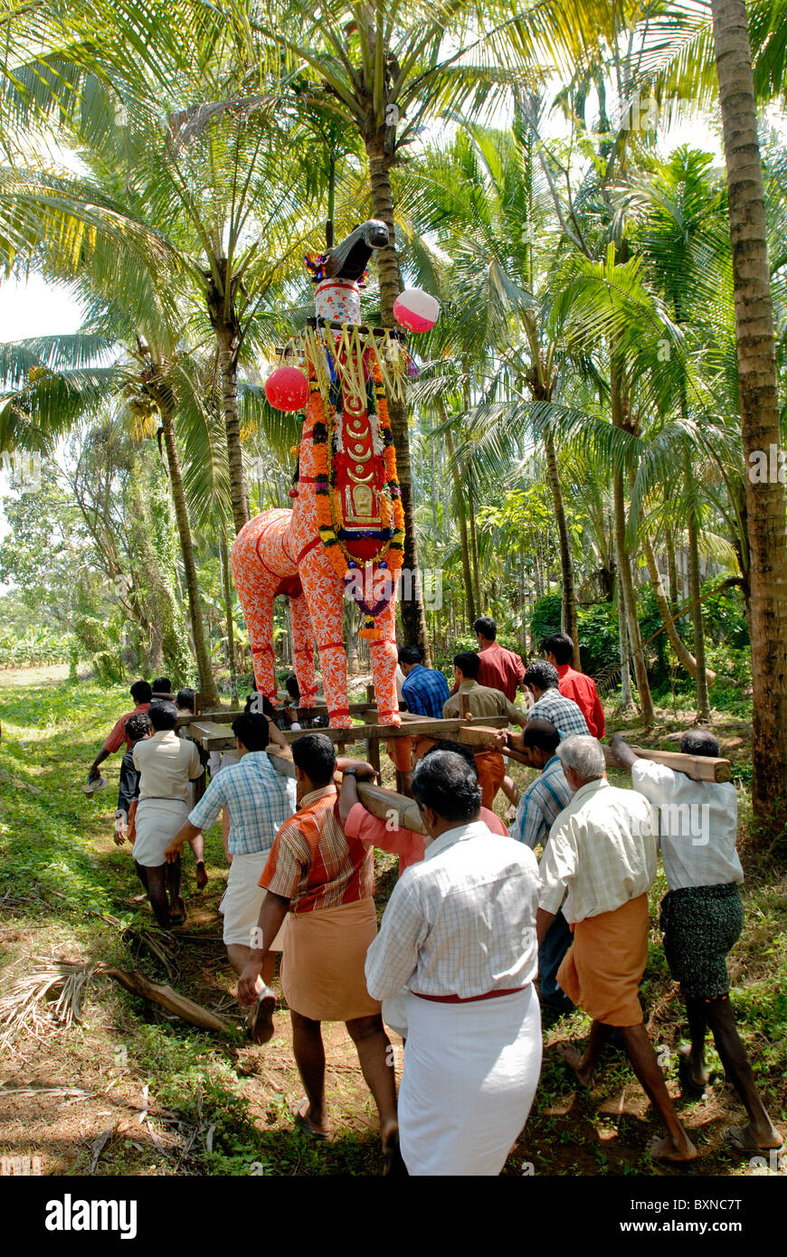 MACHATTU MAMANGAM FESTIVAL NEAR THRISSUR KERALA Stock Photo - Alamy
