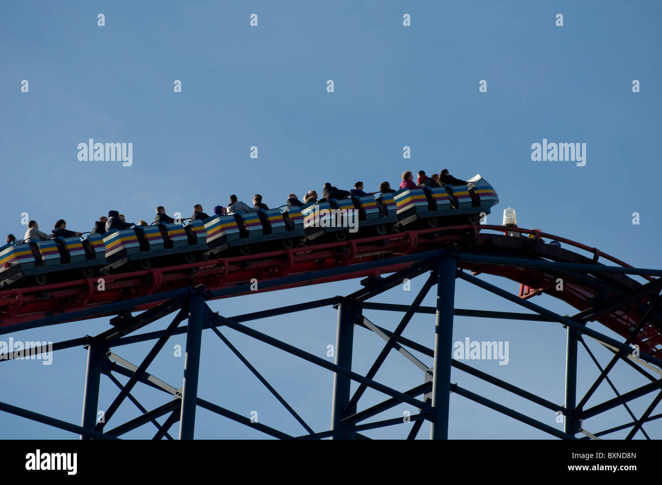 Pepsi max big one roller coaster hi-res stock photography and images ...