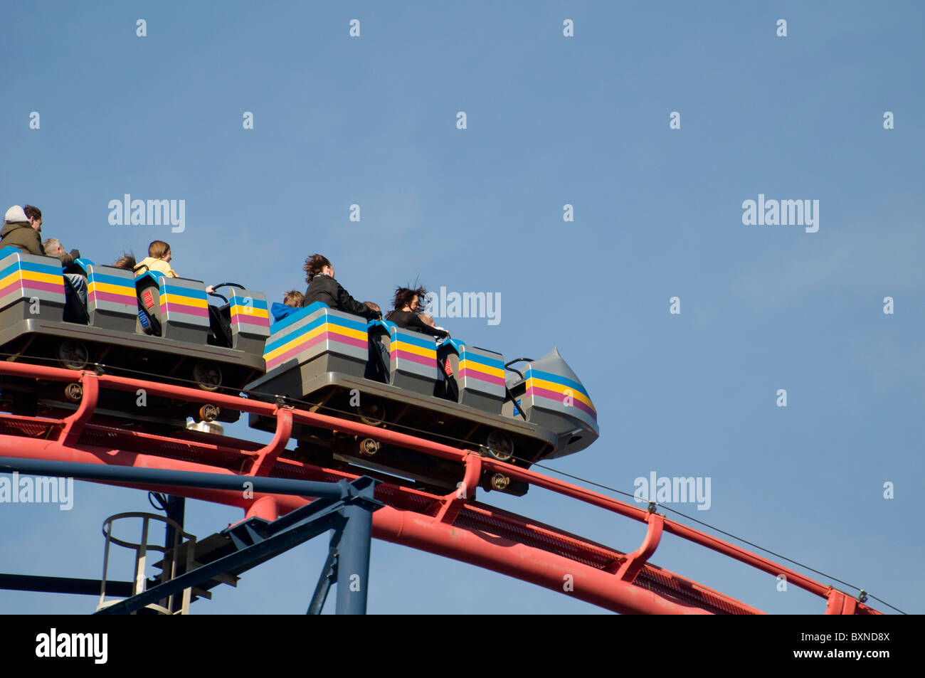 The Pepsi Max Big One roller coaster at Blackpool Pleasure Beach ...