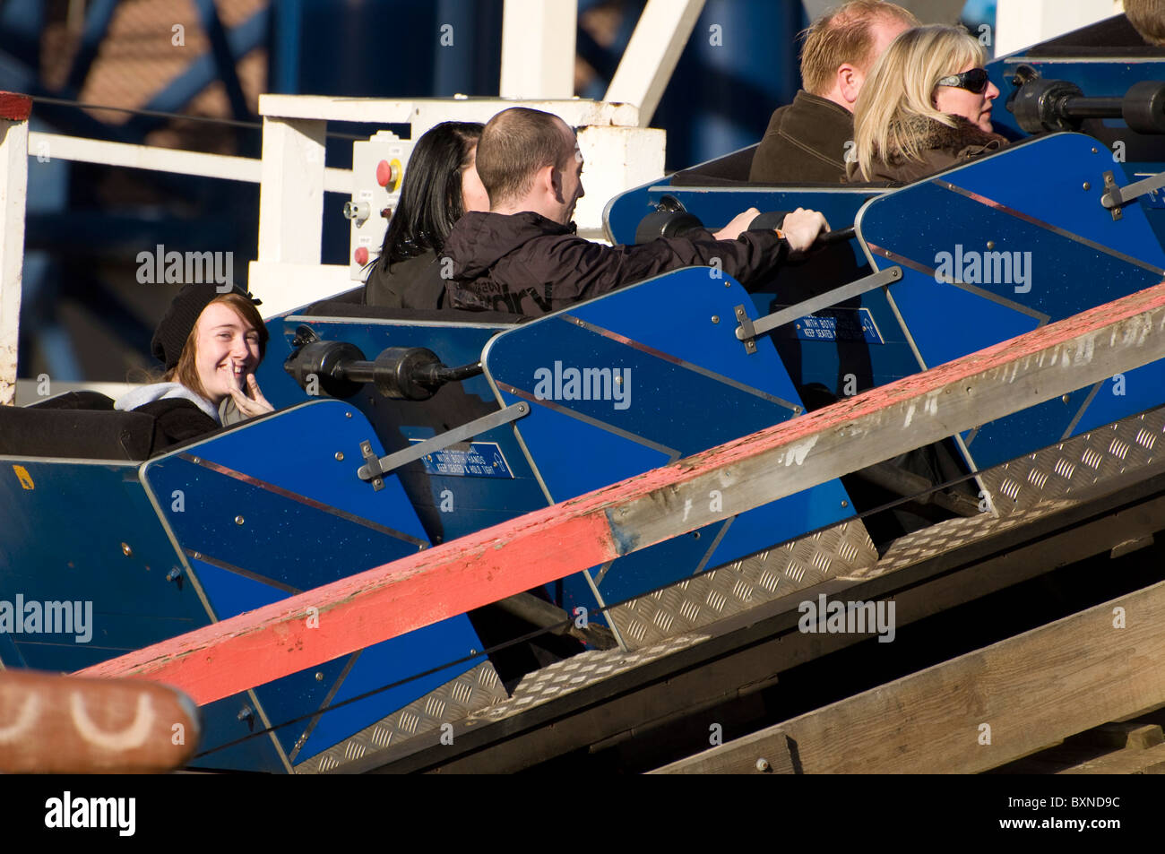 The Big Dipper roller coaster at Blackpool Pleasure Beach (fairground ...
